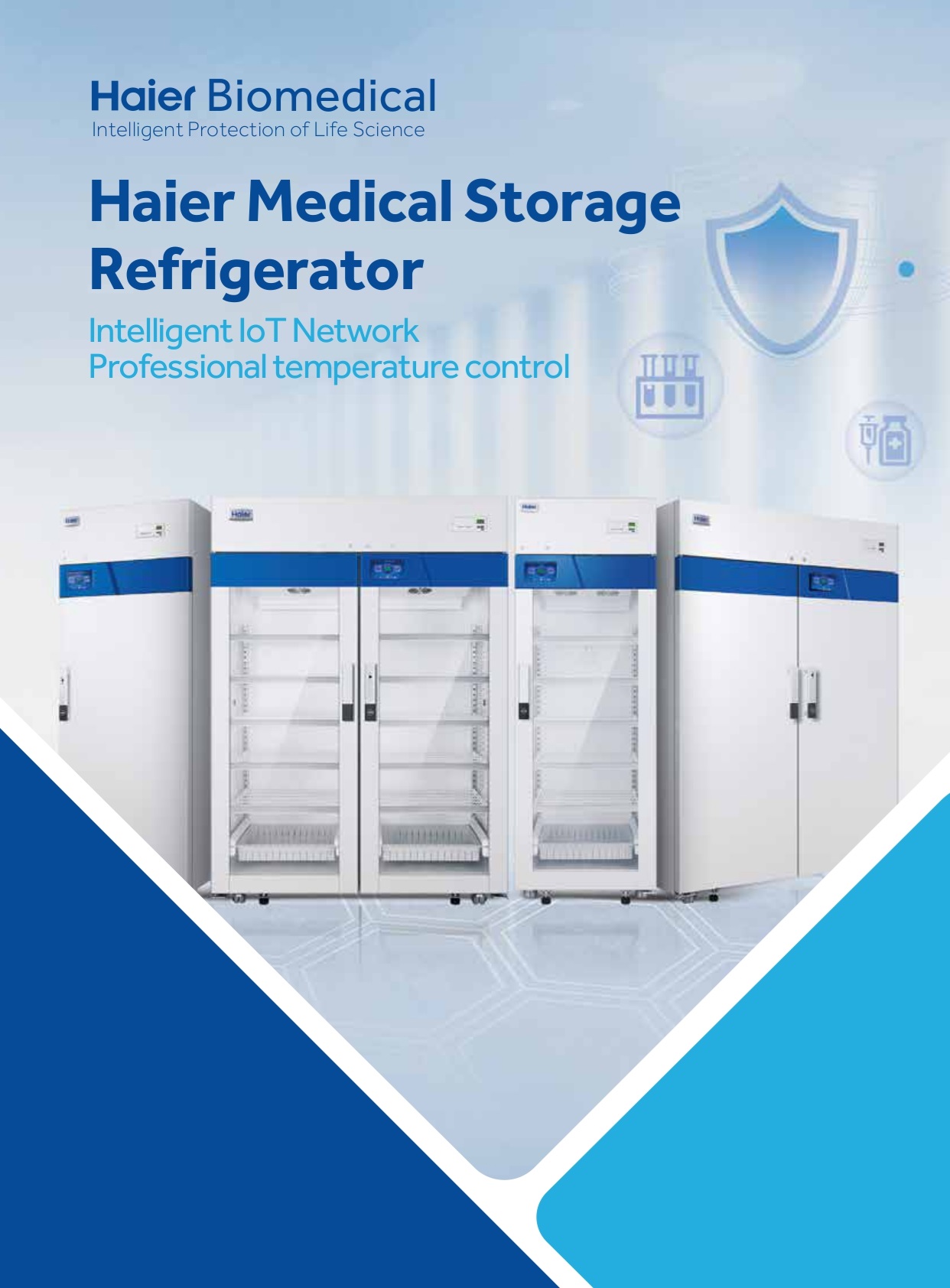 HYC-1099 Haier Biomedical tủ lạnh bảo quản dược phẩm 2 cánh